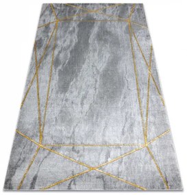Dywany Luszczow Kusový koberec EMERALD EXCLUSIVE 1022 geometrický, mramor šedá / zlato Rozměr koberce: 180 x 270 cm
