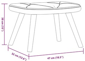 vidaXL Marketos Relaxační křeslo se stoličkou černé textil