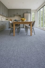 Metrážny koberec Classica 28, záťažový, na mieru, šíře 4m,5m, modrá, ab (mriežka), chodba / predsieň, Condor Carpets