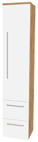Mereo Bino, koupelnová skříňka vysoká 163 cm, pravá, Multidecor, Dub Wotan CN698DWOT