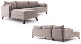 Atelier del Sofa Rohová sedací souprava Bella Corner Sofa Left 1 - Cream, Krémová