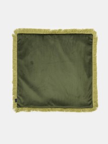 Sinsay - Decorative pillowcase with fringes in tropical pattern - zelená