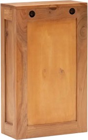 furniture-nabytek.cz - Nástěnná skříňka Osvaro akácie - Stříbrné kovové úchytky