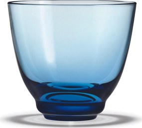 Skleněný pohár Flow nebově modrý