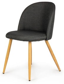 ModernHome Sada 2ks jídelních židlí, MC-027 DARK GREY