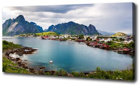 Wallmuralia Moderní fotoobraz canvas na rámu Lofoty v Norsku 100x50