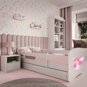 Dětská postel Babydreams víla s motýlky bílá