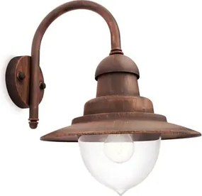 Philips Raindrop 60W bronzová / Venkovní nástěnné svítidlo / E27 / IP4