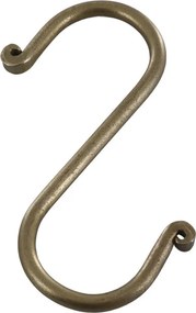Mosazný antik závěsný háček Terrié L - 5*11 cm