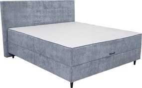 XXXLutz POSTEL BOXSPRING, tmavě šedá Hom`in - Manželské postele - 001933004602