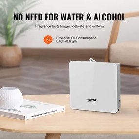 Domácí aroma difuzér 480ML Difuzér studeného vzduchu 232,3 m² bez vody