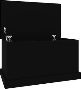 vidaXL Úložný box 70 x 40 x 38 cm kompozitní dřevo [816505] Barva: Černá