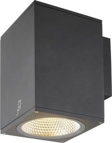 LA 1003437 ENOLA SQUARE L single Outdoor, nástěnné LED svítidlo, antracitové, CCT 3000/4000K - BIG WHITE (SLV)