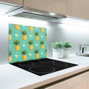 Skleněná krájecí deska ananasy 60x52 cm