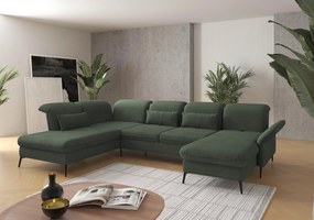 XXXLutz SEDACÍ SOUPRAVA, textil, zelená Sit & More - Sedací soupravy - 00014401182F