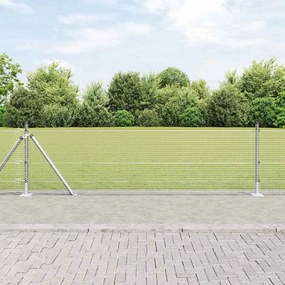 Svařovaná drátěná plotina s betonovou základnou 50 x 0,5 m 3352340