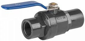 Bradas Zahradní kulový kohout PN10 PVC jednošroubový 1/2" / 1/2" vnitřní závit