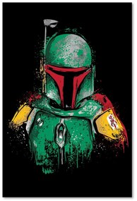 Gario Obraz na plátně Star Wars, lovec odměn Boba Fett - Dr.Monekers Rozměry: 40 x 60 cm