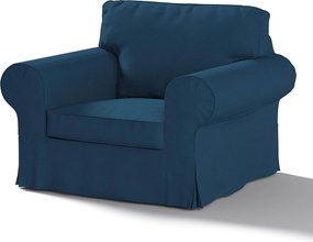 Potah na křeslo IKEA Ektorp barva tmavě modrá