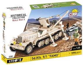 Cobi 2281 II WW Sd. Kfz. 9/1 FAMO, 1:35, 498 kostek