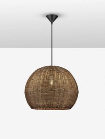 Ratanové závěsné svítidlo v přírodní barvě ø 39 cm Rielo – Nova Luce
