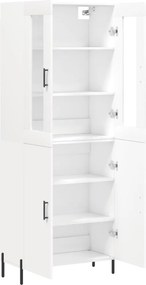 Skříň highboard bílá 69,5 x 34 x 180 cm kompozitní dřevo 3198217