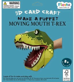 Fiesta Crafts Kreativní sada 3D loutka T. rex