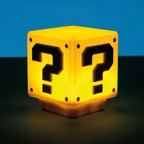 Paladone Mini Question Block Light Super Mario / Stolní lampa / zvuk m