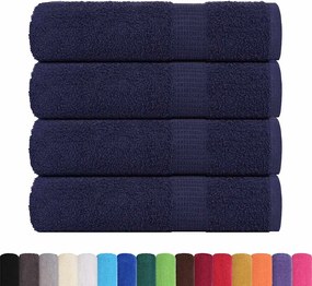 Ručníky do sprchy FROGN 4 ks tmavě modré 70 x 140 cm 360 g/m² 136786