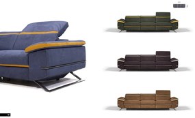 POLYFORMITALIA Luxusní sedačka Valzer Provedení: 2 místná maxi+rohové ukončení, Vzorník látek: alabama14