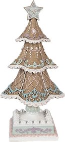 Dekorace vánoční perníkový stromek Gingerbread Tree - 12*12*25 cm
