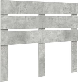 Rám postele s čelo Beton 120 x 190 cm Masivní borové dřevo 3411771