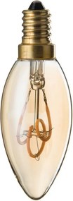 Jantarová designová žárovka Led Amber - 3,5*10 cm / E14