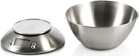 Adler AD 3134 šedá / Kuchyňská váha s miskou / 5 kg / nerezová miska /