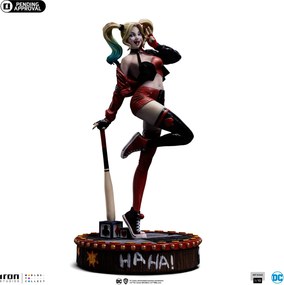 Figurka dc comics - gotham city cirens - harley quinn - art scale 1/10