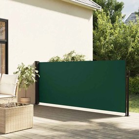 Zatahovací boční markýza tmavě zelená 100 x 300 cm