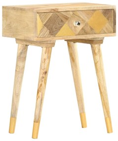 Noční stolek 43 x 30 x 58 cm masivní mangovníkové dřevo 285857