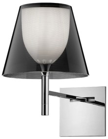 Flos F6307030 KTribe W, designové nástěnné lampa se stmívačem, 1x70W E27, kouřová, výška 35cm