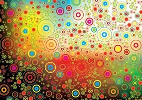 YAZZ Puzzle Abstraktní květy / 1000 dílků / 68 x 48 cm