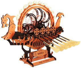 RoboTime 3D dřevěná skládačka Vikinská dračí loď