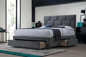 HALMAR, HARRIET manželská postel s roštem 160x200 cm