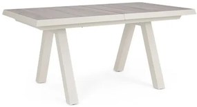 BIZZOTTO Rozkládací zahradní stůl KRION 163-203x93 cm světlý