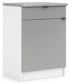 Kuchyňská skříňka spodní 60 cm - LAM D60 1D1SZ - Dvířka GISEL