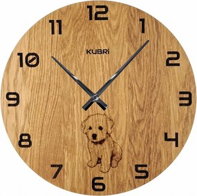 KUBRi 0101A - Hodiny EEVEE s krásným motivem štěňátka pro milovníky pejsků