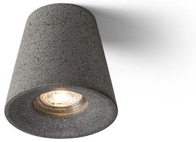 RENDL R13795 VOLCA přisazené svítidlo, downlight beton/dekor tmavý granit