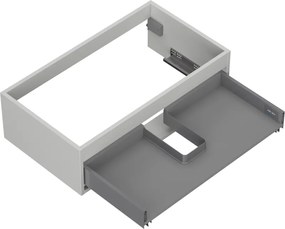 Mexen Box-A, závěsná skříňka 80 cm, 1 zásuvka, šedá matná, 91AX0-0800-235-1-62