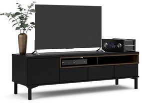 TV stolek Atrei, černá / ořech
