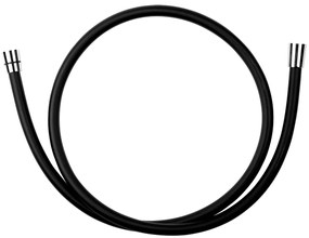 Novaservis - Sprchová hadice plastová, 150 cm, černá, BLACK/150,5