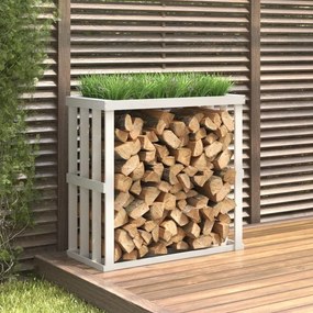 vidaXL Venkovní stojan na dřevo 108x52x106 cm masivní borovice [822627] Barva: Přírodní