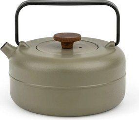 Khaki konvice na čaj z litiny se sítkem 750 ml Henan – Bredemeijer